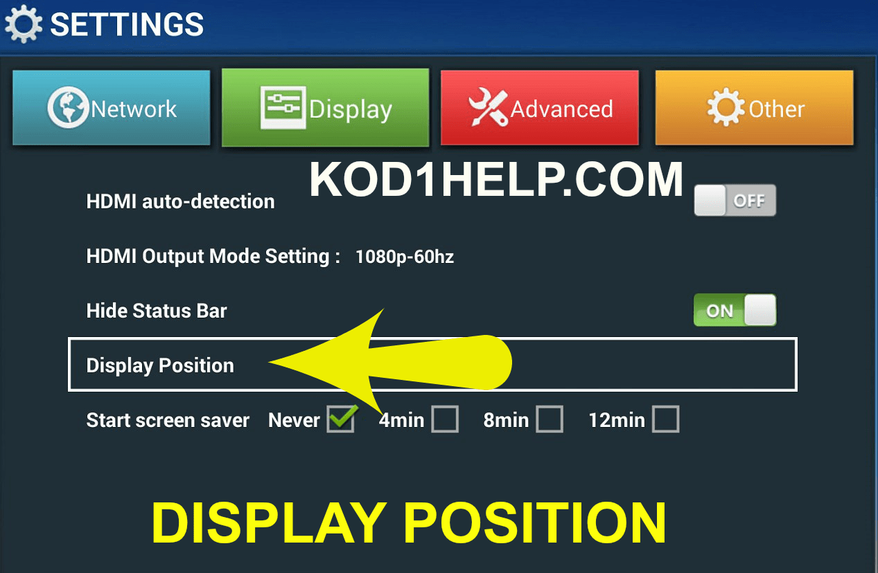 Adjust Screen Size Android 4 